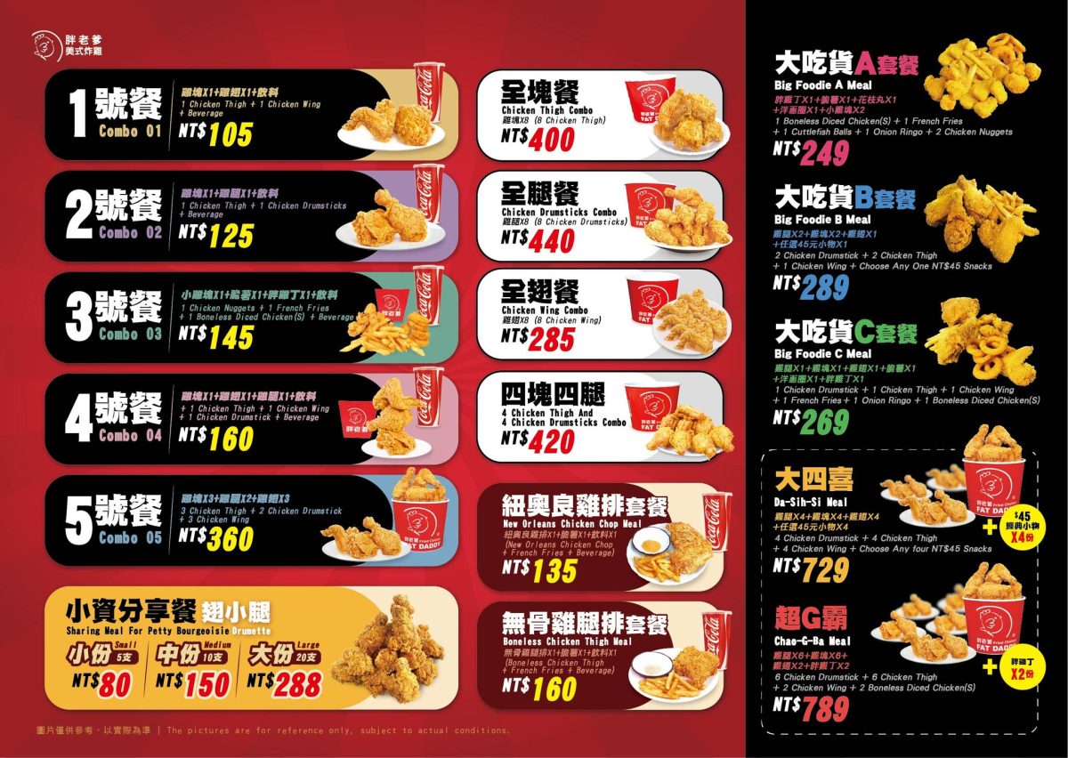 【胖老爹菜單2026】最新完整價目表｜套餐炸雞桶餐小物飲料價格一次看 | BALIMAN情報局
